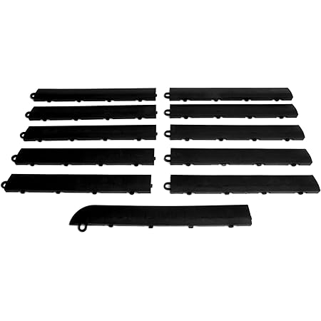 Big Floors Male Transition Edge Kit, Durable Interlocking Modular ...