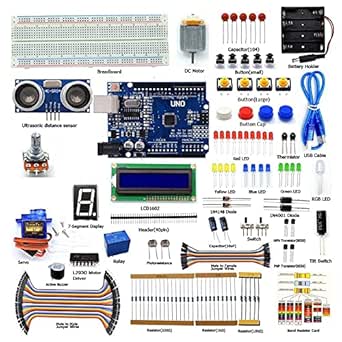 REES52 DIY Ultrasonic Distance Sensor Starter Kit For Compatible With ...