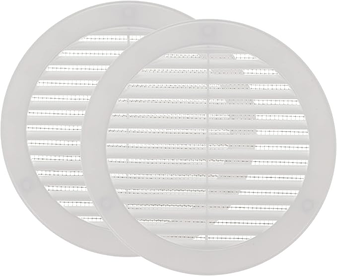 Vent Systems 6" Inch (Opening Dimensions) - Pack of 2 - White Soffit ...