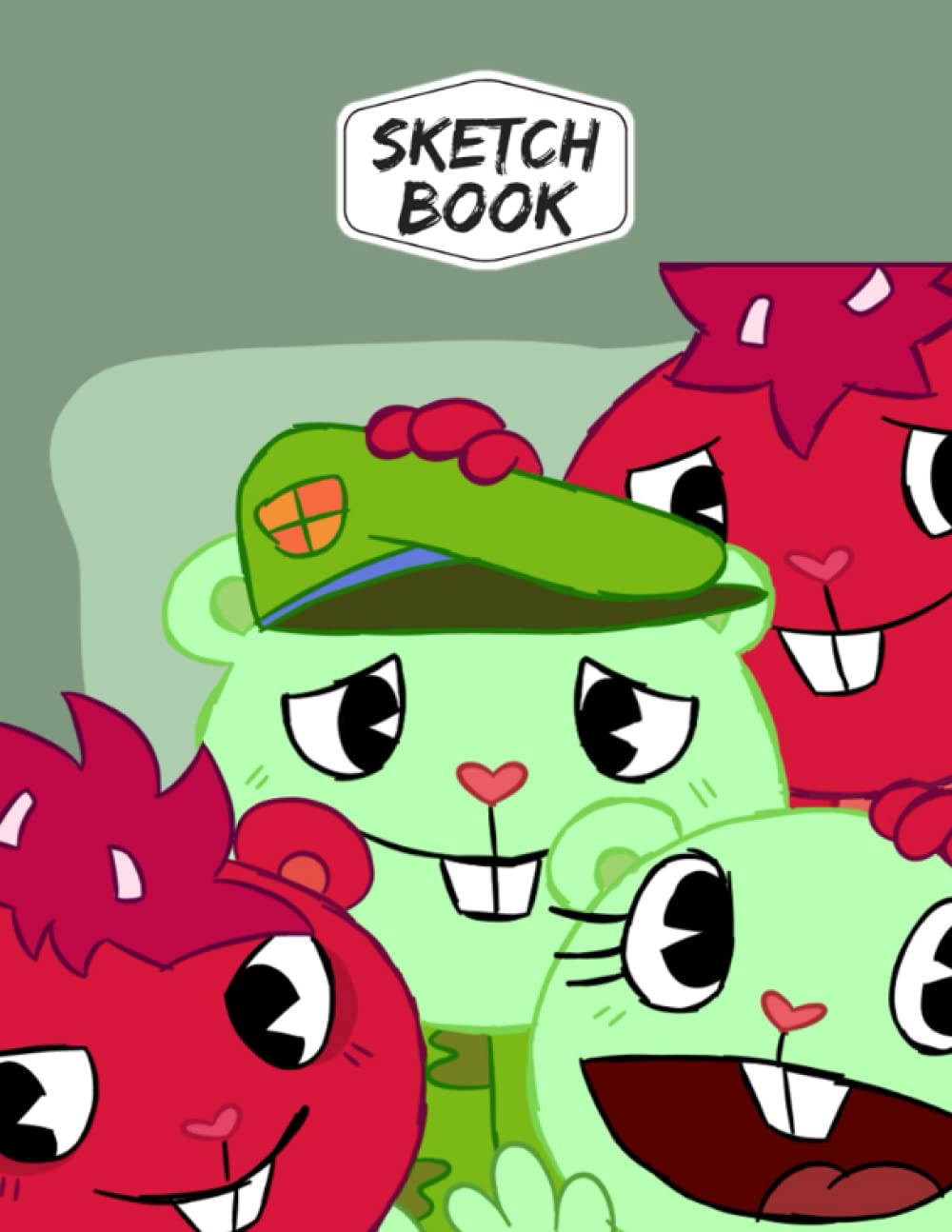 Buy Flippy Fnf Sketch Book: Friday night funkin cover (8.5 x 11) inches ...