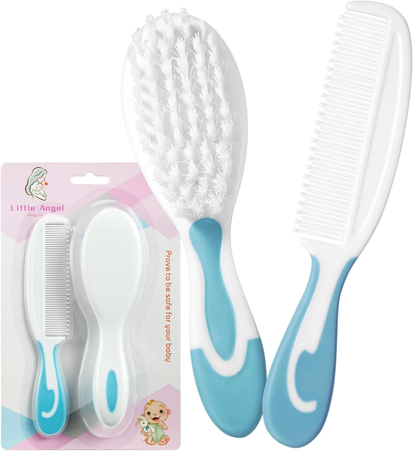 Amazon.com: Baby Hair Brush, Cradle Cap Brush, Baby Hair Comb, Baby ...