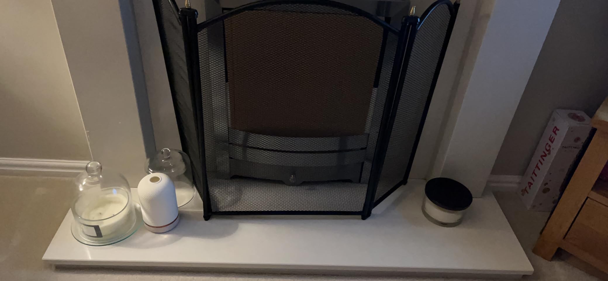 3 Panel Folding Fire Guard Fire Place Guard Fire Screen Spark Flame ...