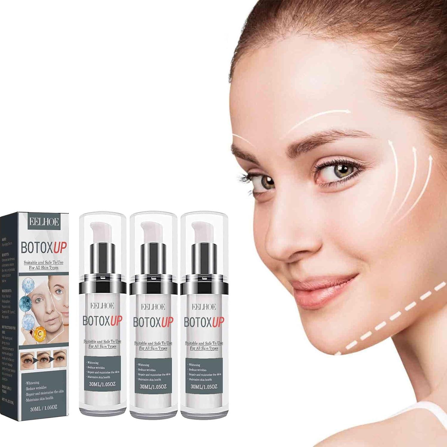 Botox up Premium – EELHOE Collagen Boost Anti Aging Serum, Botox in a ...
