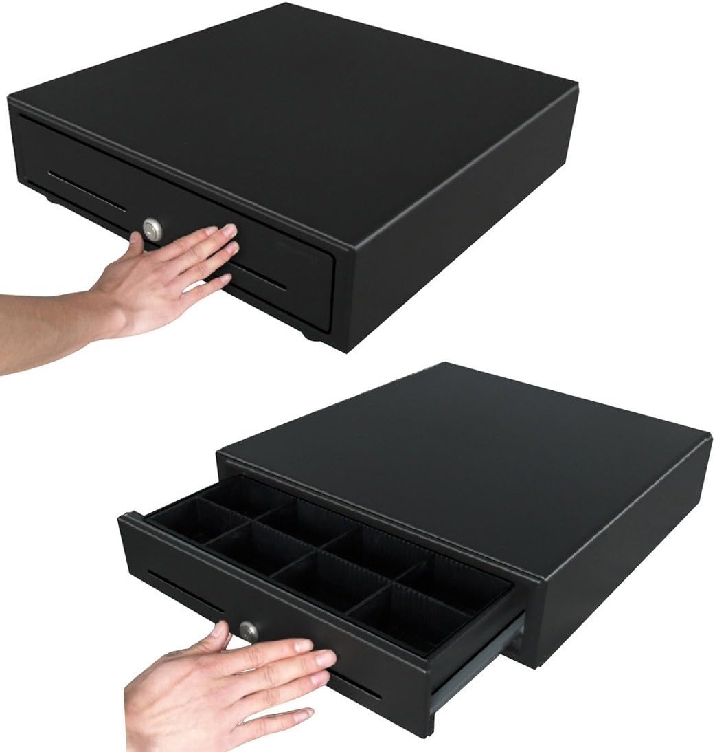 Safescan HD-4141S Heavy-Duty Cash Drawer that Safely Stores Your Cash ...