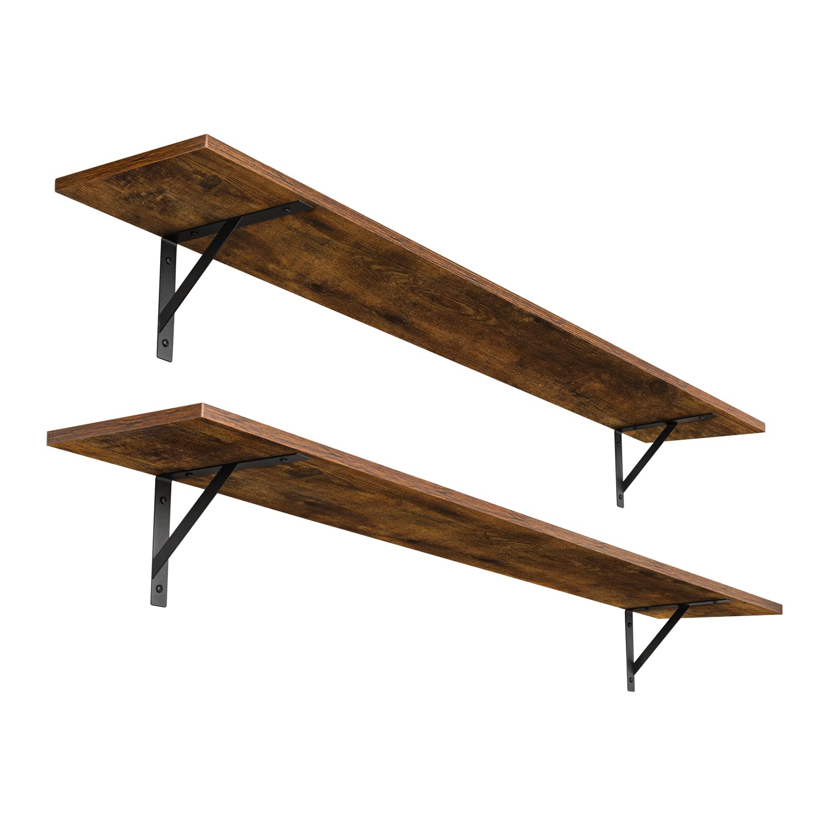 Amazon.com: DINZI LVJ Long Wall Shelves, 55.1Inch Wall Mounted Shelves ...