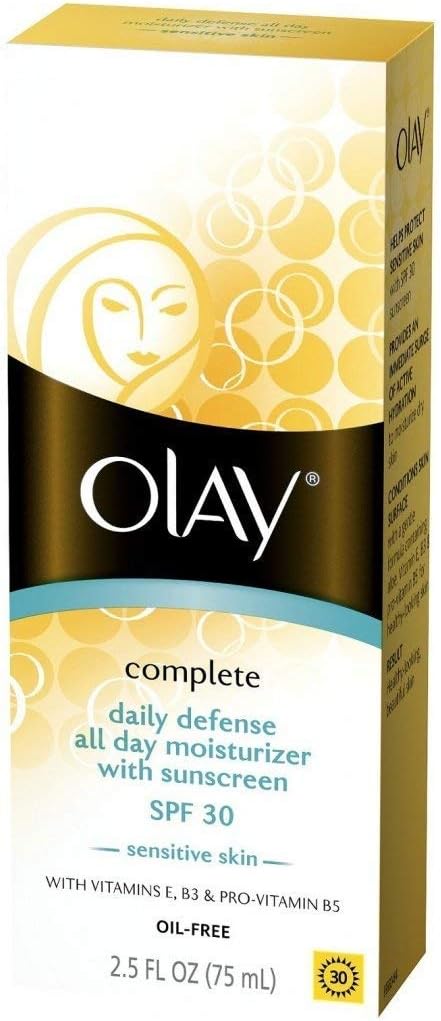 Amazon.com: OLAY Complete 30 Defense Daily UV Moisturizer, SPF 30 ...