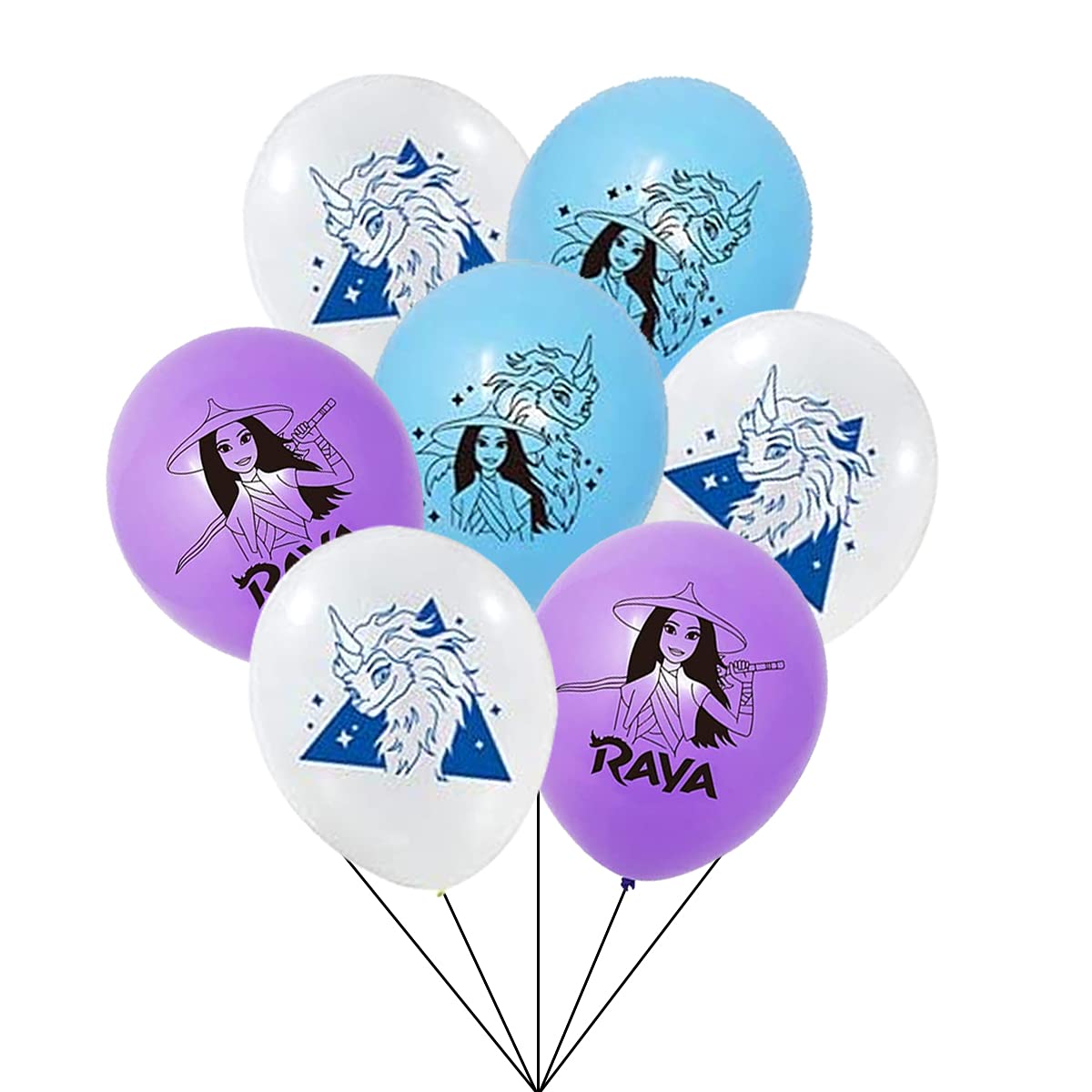 Buy Raya and The Last Dragon Birthday Party Supplies,Set Includes Happy ...