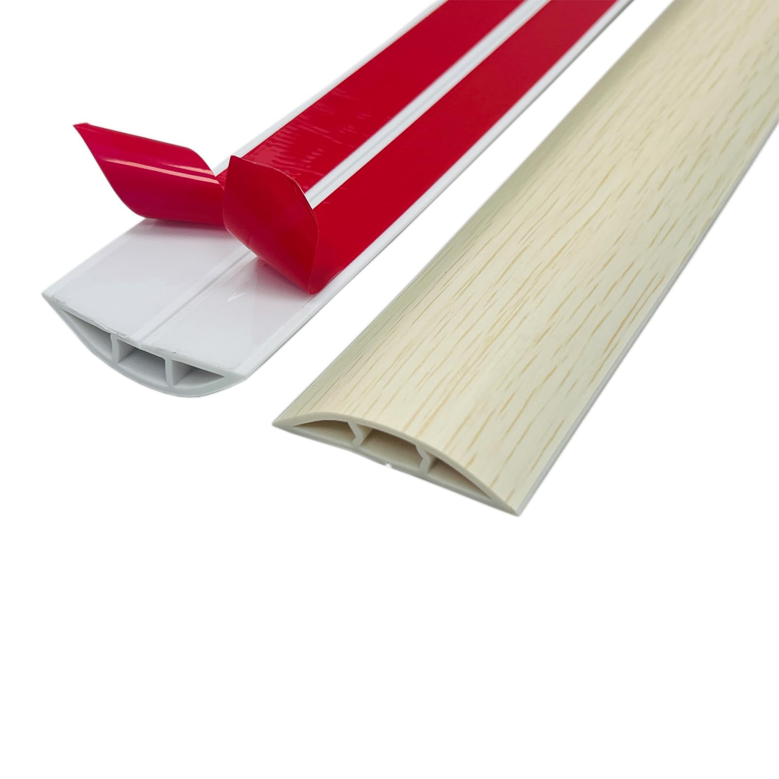 Floor Cord & Wire Cover,Self-Adhesive Flexible PVC Power Cable Channel ...