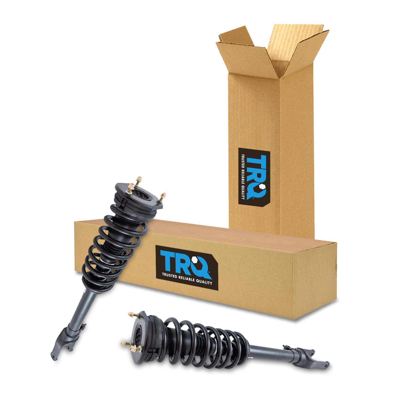 Amazon.com: TRQ Front Strut & Coil Spring Set Driver & Passenger ...