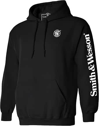 Amazon.com: Smith & Wesson Officially Licensed Men's Hooded Sweatshirt ...