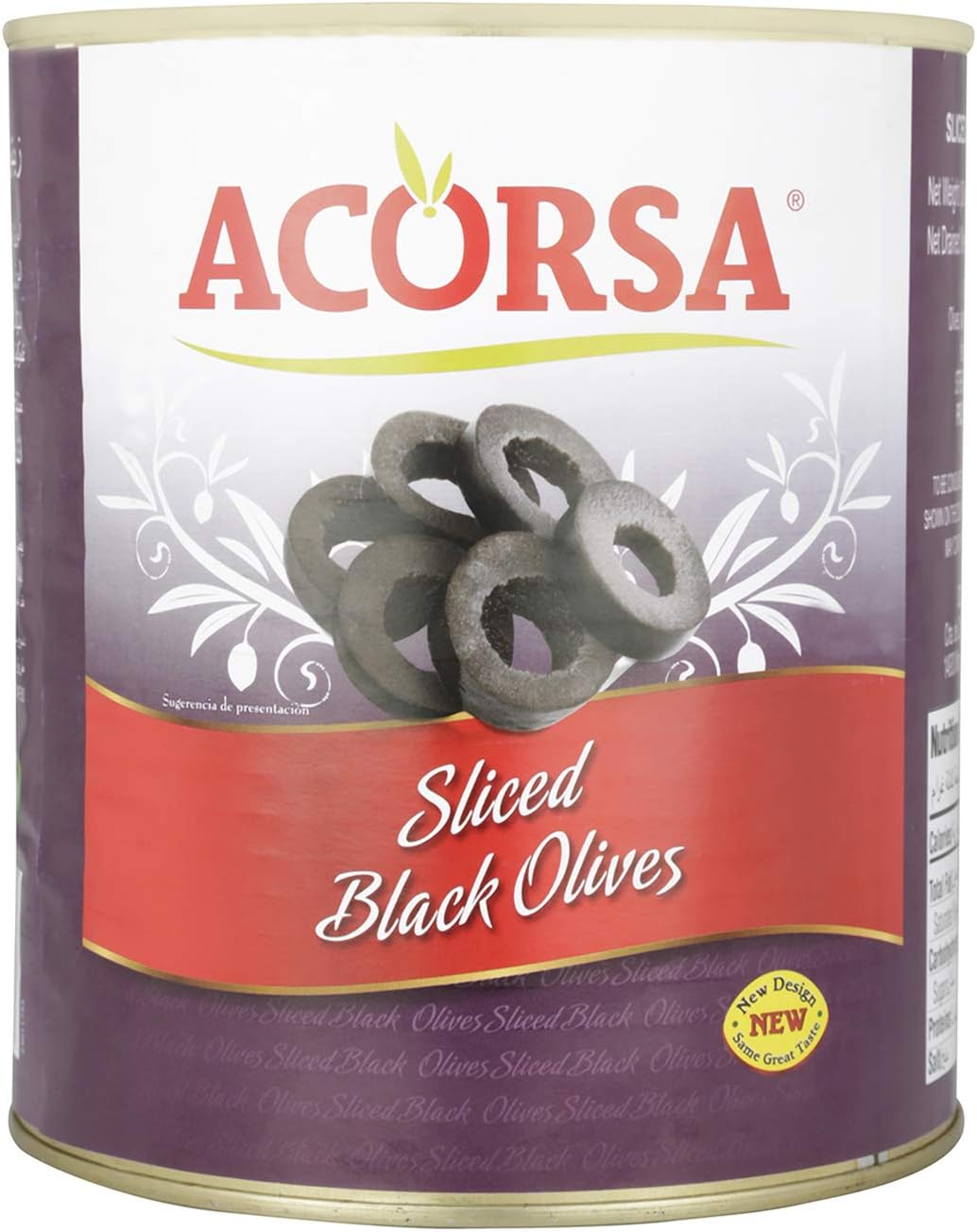 Acorsa Black Sliced Olives, 3000 G : Amazon.ae: Grocery