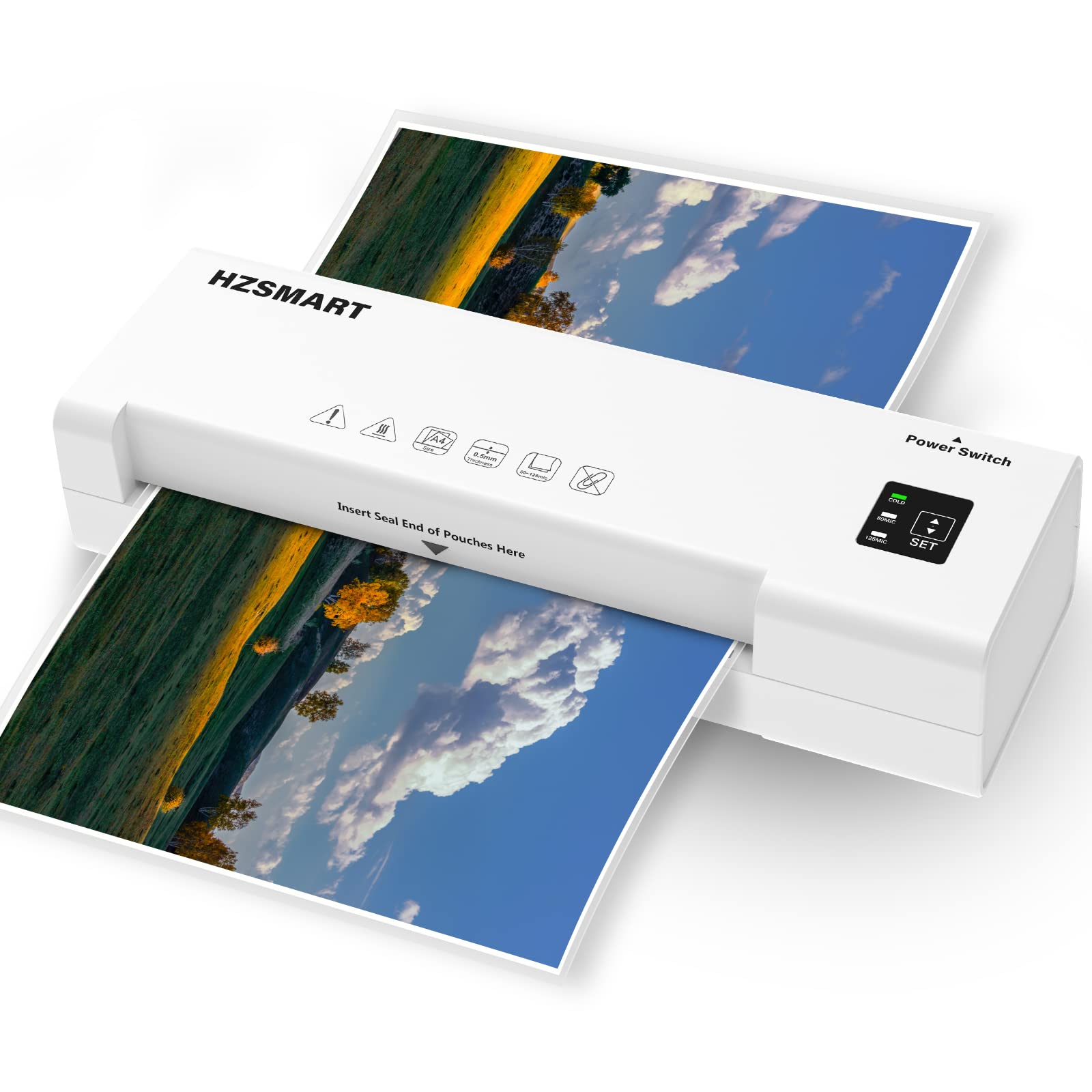 Amazon.com : HZSMART Laminator, Laminator Machine with Laminating ...