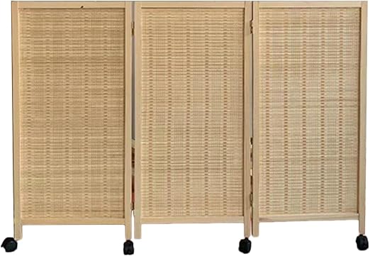 3-8 Panels Short Room Divider,Foldable Separating Partition Wall,Bamboo ...