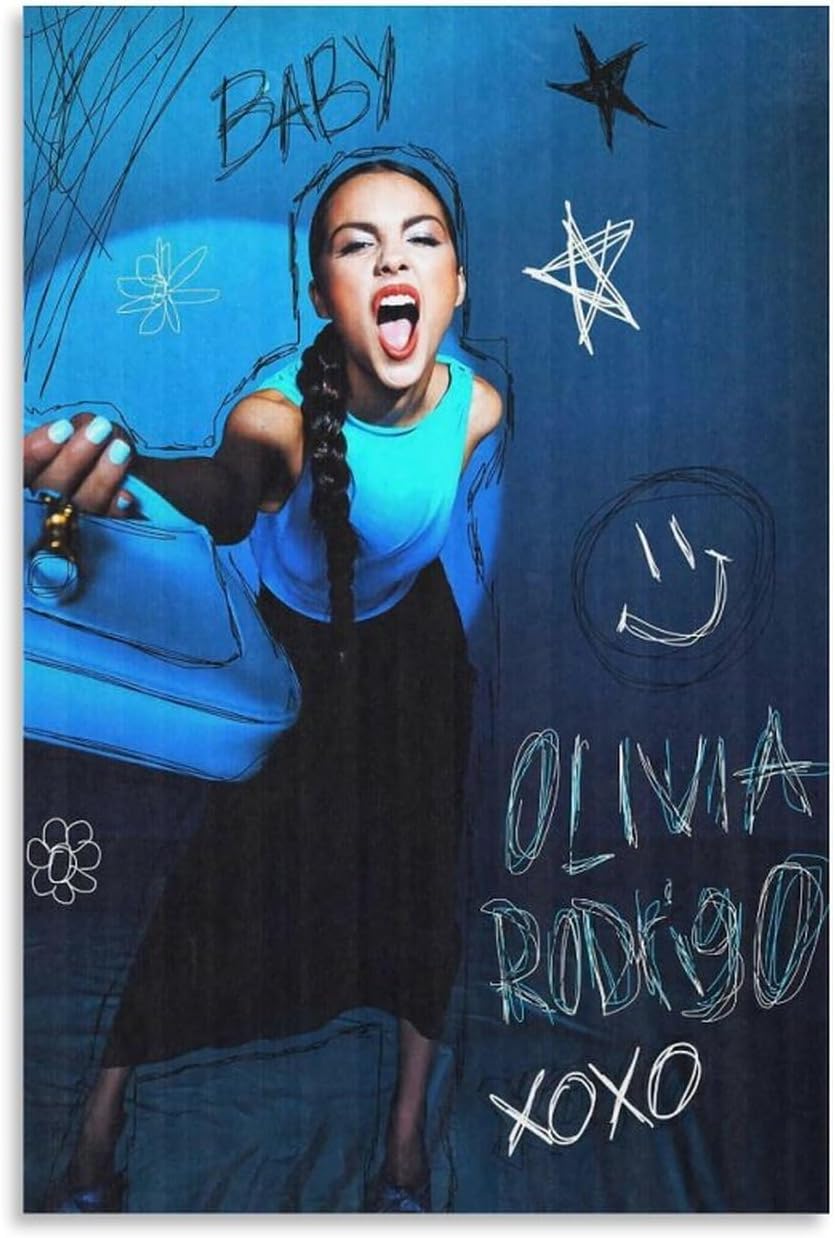 Amazon.com: Maynuo Olivia Poster Rodrigo Art Cover Canvas Art Painting ...