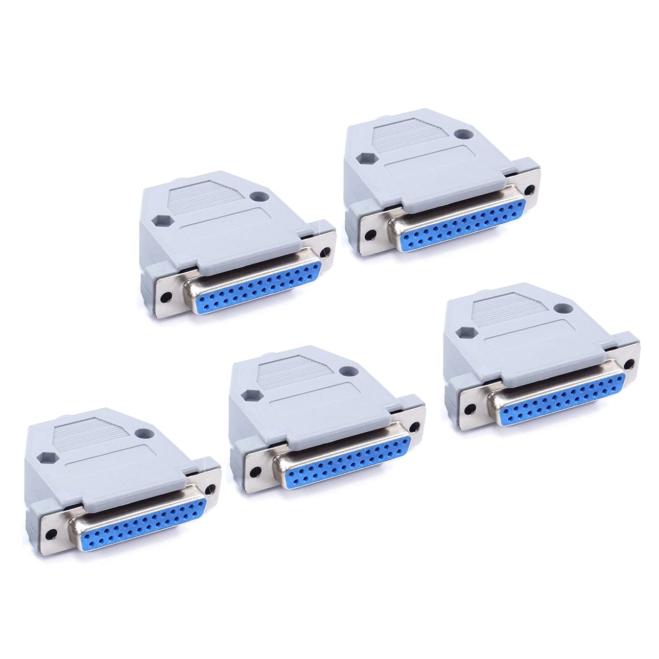 Buy WEIJ 5 Sets Solder Type DB25 Female RS232 D-SUB Serial 25-pin Port ...