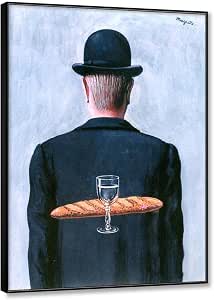 JZSDGB René Magritte Art Print-Famous paintings Reprodução em tela - 'L ...
