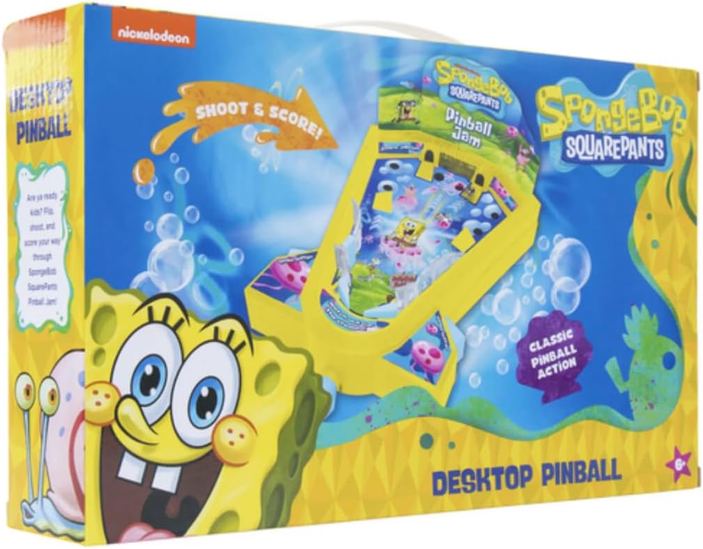 Spongebob Squarepants Desktop Pinball Machine - Fun Philippines | Ubuy
