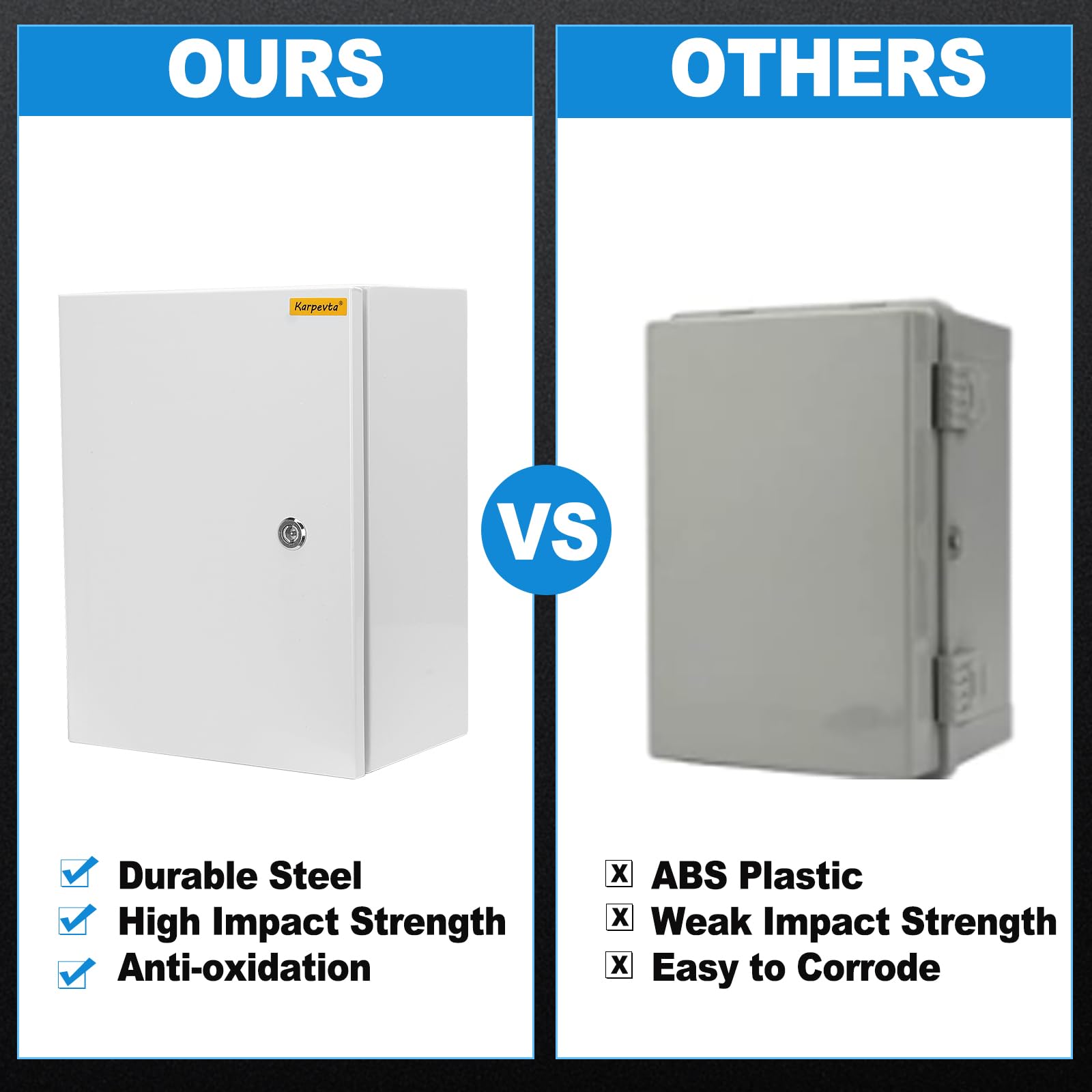 Snapklik.com : Karpevta Electrical Enclosure Box,Electrical Junction ...