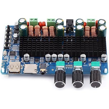 Amazon.com: Power Amplifier Board,Digital 2.1 Channel Amplifier Board ...