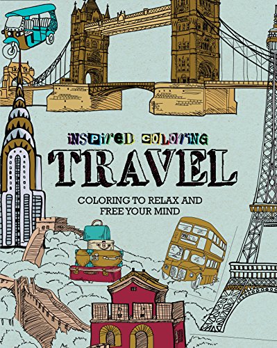Best Travel Themed Coloring Books For Adults or Kids