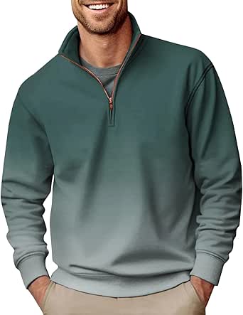 Generisch Men's Crew Neck Sweatshirt, Work Wear Pullover, Men's Basic ...