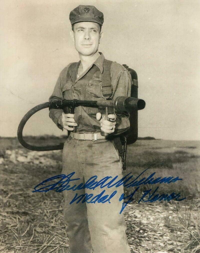 Hershel Woody Williams Signed Autograph 8x10 Photo - Moh Medal Of Honor ...