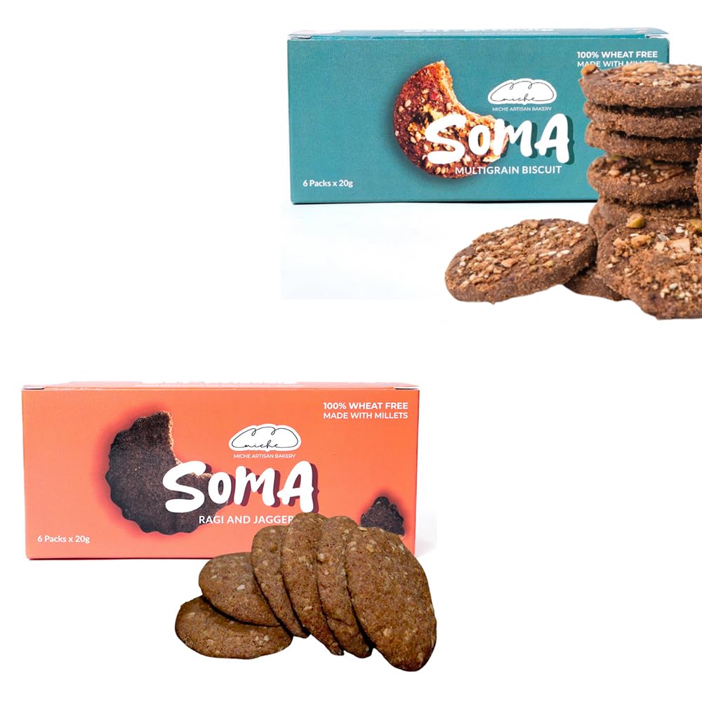 Multigrain Biscuits - 125g, Digestive Multigrain Biscuits and Ragi and ...