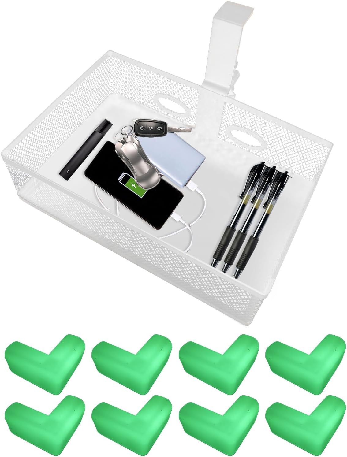 Amazon.com: YTCYKJ Under Desk Drawer 360° Rotate Adjustable Hidden Desk ...