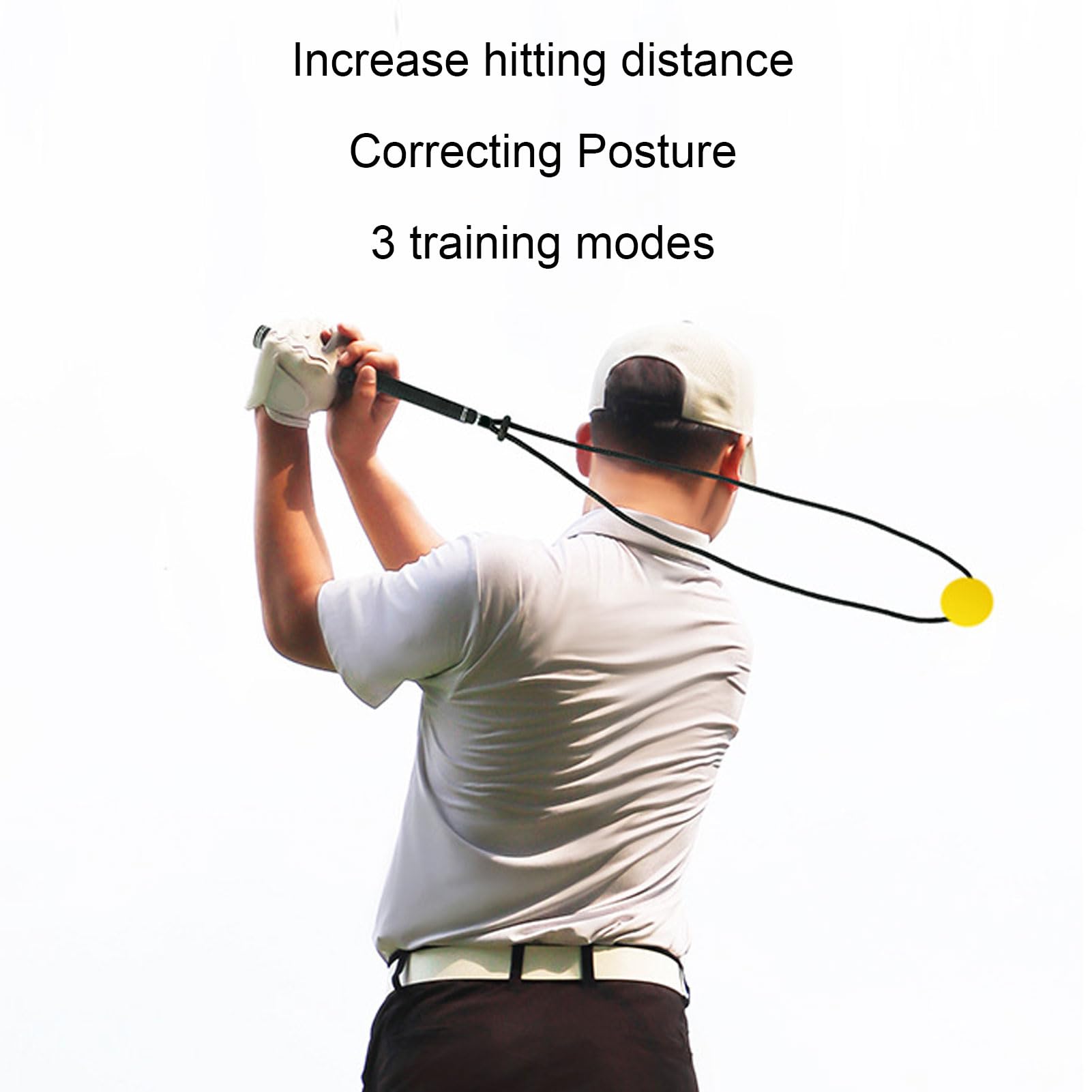 Portable Nylon Swing Speed Rope Trainer For Golf Practice Swing Trainer ...