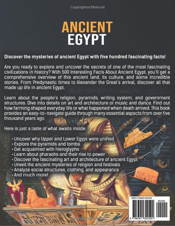 Snapklik.com : Ancient Egypt: 500 Interesting Facts About Egyptian History