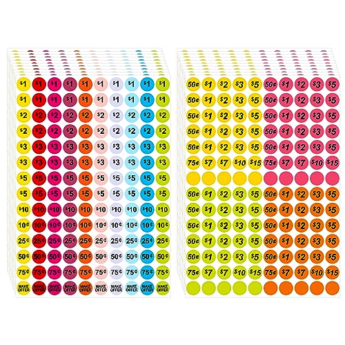 Snapklik.com : 1400PCS Yard Sale Stickers, Garage Sale Stickers, Flea ...