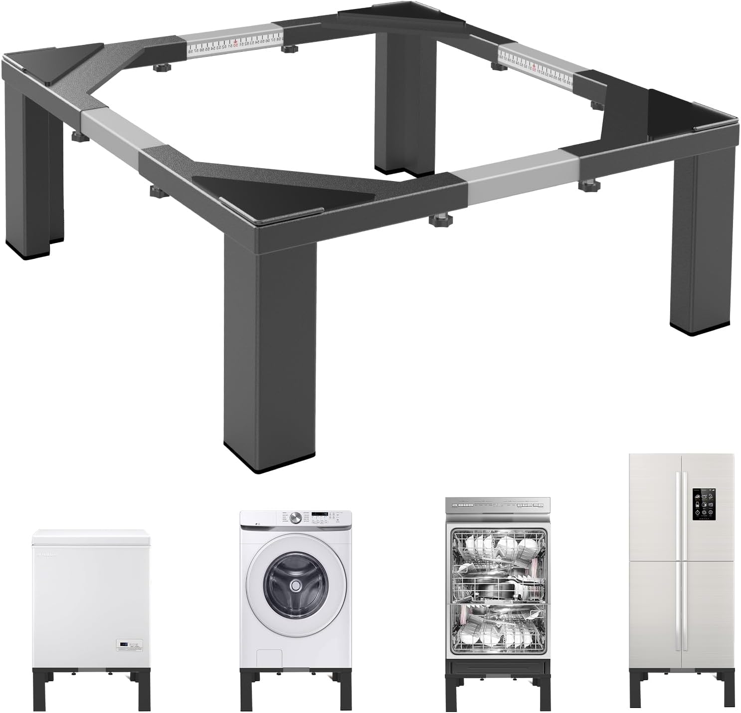 Amazon.com: LYUND Heavy-Duty All Steel Universal Laundry Pedestal 12 ...