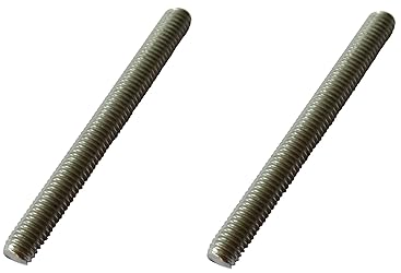 2x barre filettate M8, 50 mm, V4A, barra filettata esterna, acciaio ...