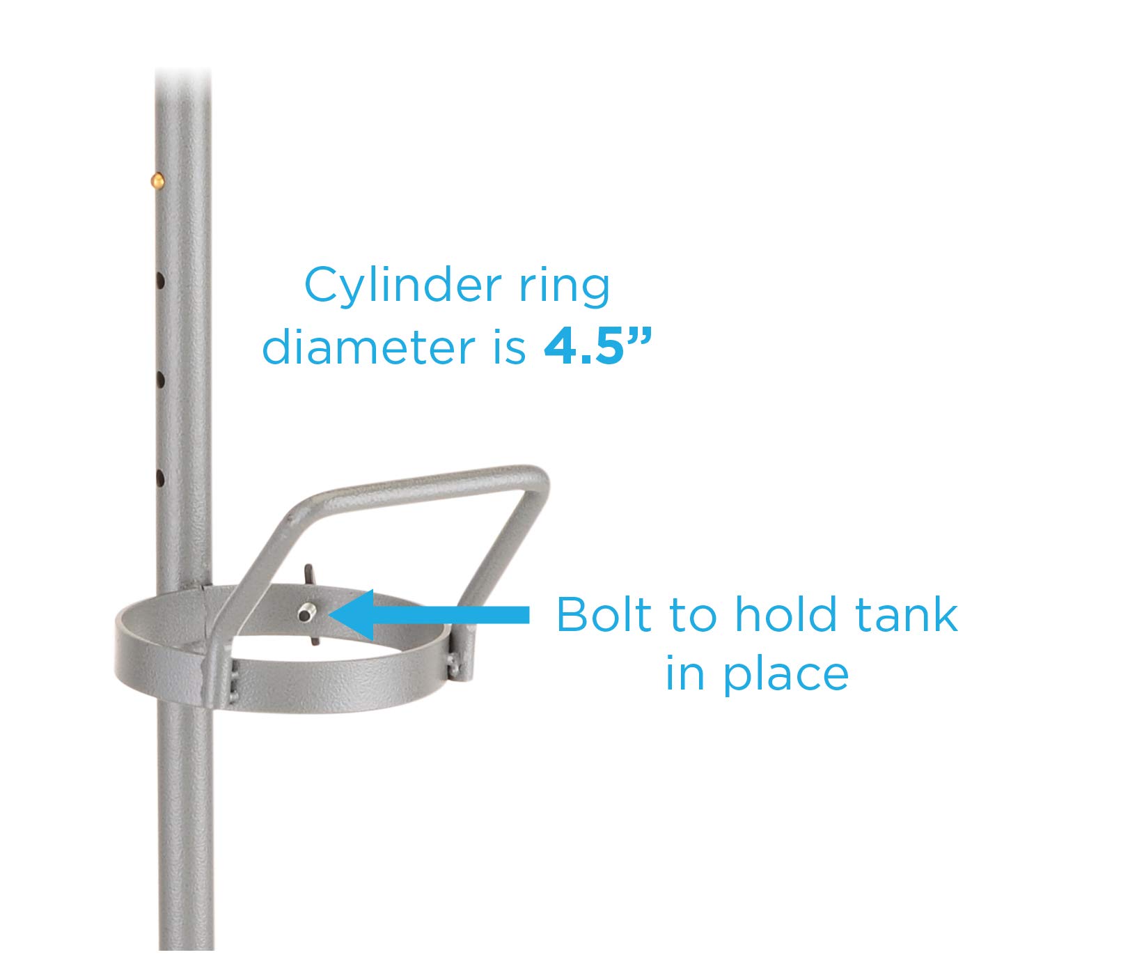 Snapklik.com : Nova Rolling Oxygen Tank Carrier Cart