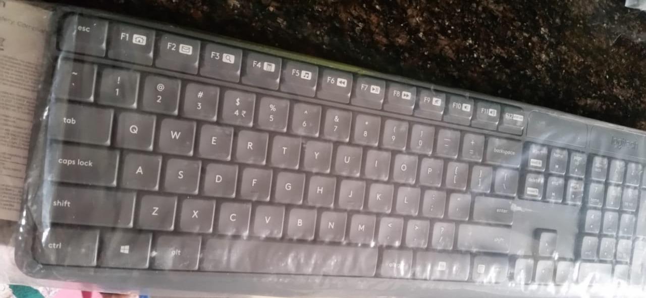 Amazon.in: Buy Logitech MK235 Devanagari(Hindi) Wireless Keyboard and ...