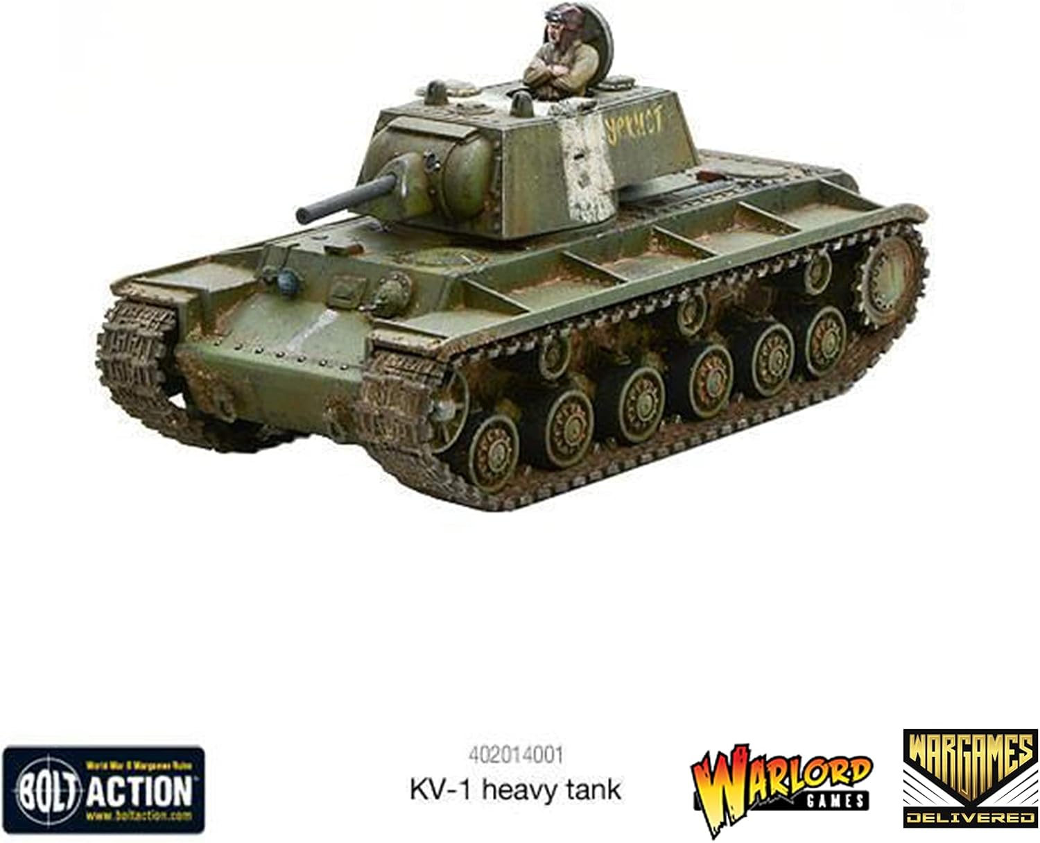 Wargames Delivered - Warlord Games Bolt Action: KV1/2 Heavy Tank Model ...