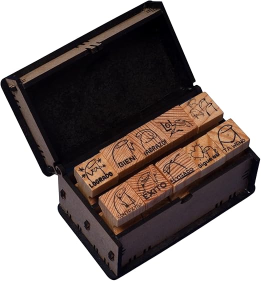 Set de Sellos de Goma 2x2 cm Edición DEFORMITOS/FLORK (Set de Sellos ...