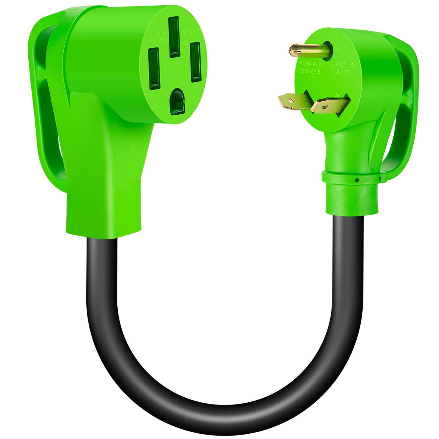 Snapklik.com : LEDMO 30amp To 50amp RV Adapter 110V 12 Inches NEMA TT ...