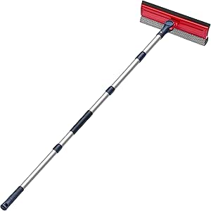 DSV Standard Professional Window Squeegee | 10" Window Cleaner Tool, 2-in-1 Squeegee Window ...
