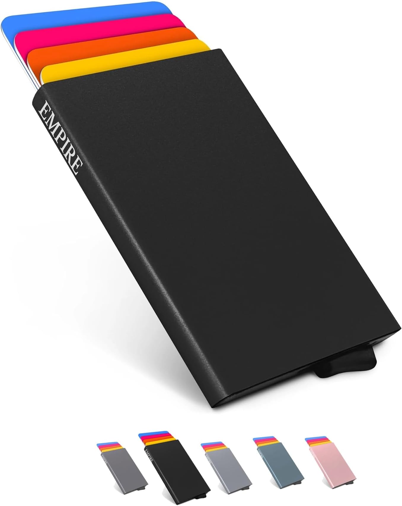 YESIIW Minimalist Pop up Card Holder Wallet for Men RFID Blocking ...