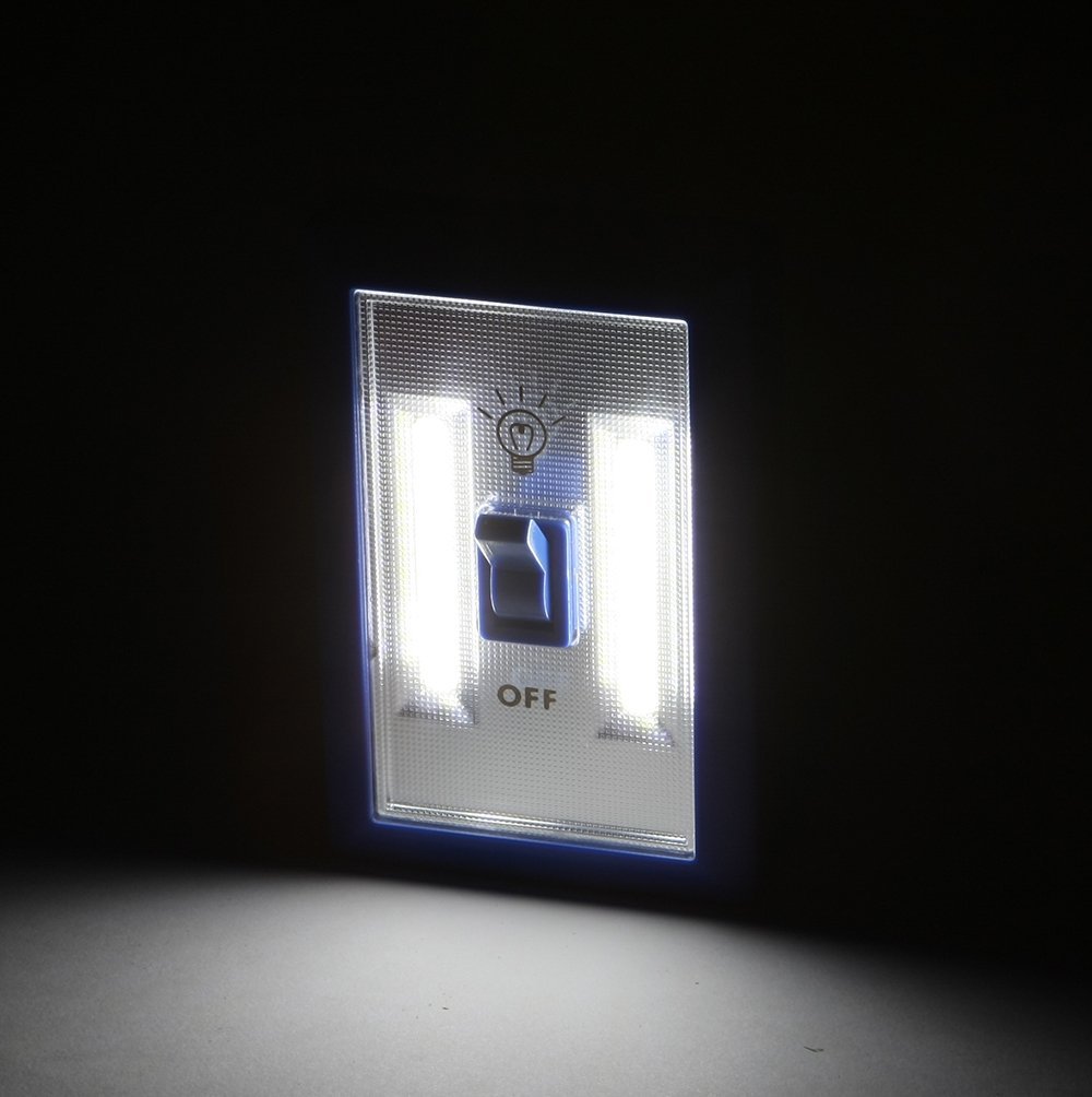 Snapklik.com : Fms Ravenox Battery Operated Night Light COB LED ...