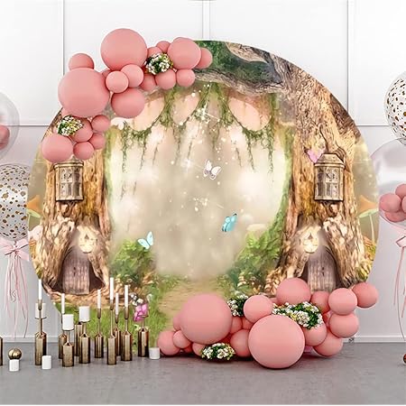 Amazon.com : AOFOTO 6.5x6.5ft Cartoon Magic Forest Background Fairy ...