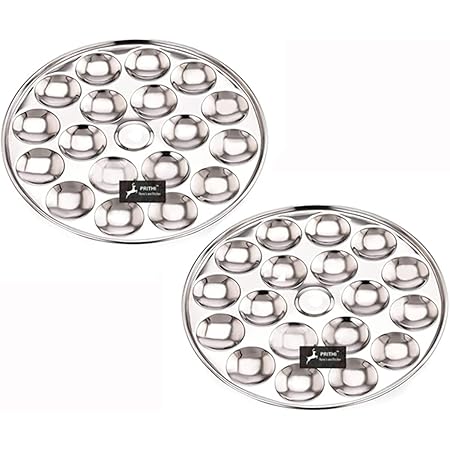 PANCA Idli Plate 54 Mini Idli 3 Plate Set, Non Stick Idly Plates ...