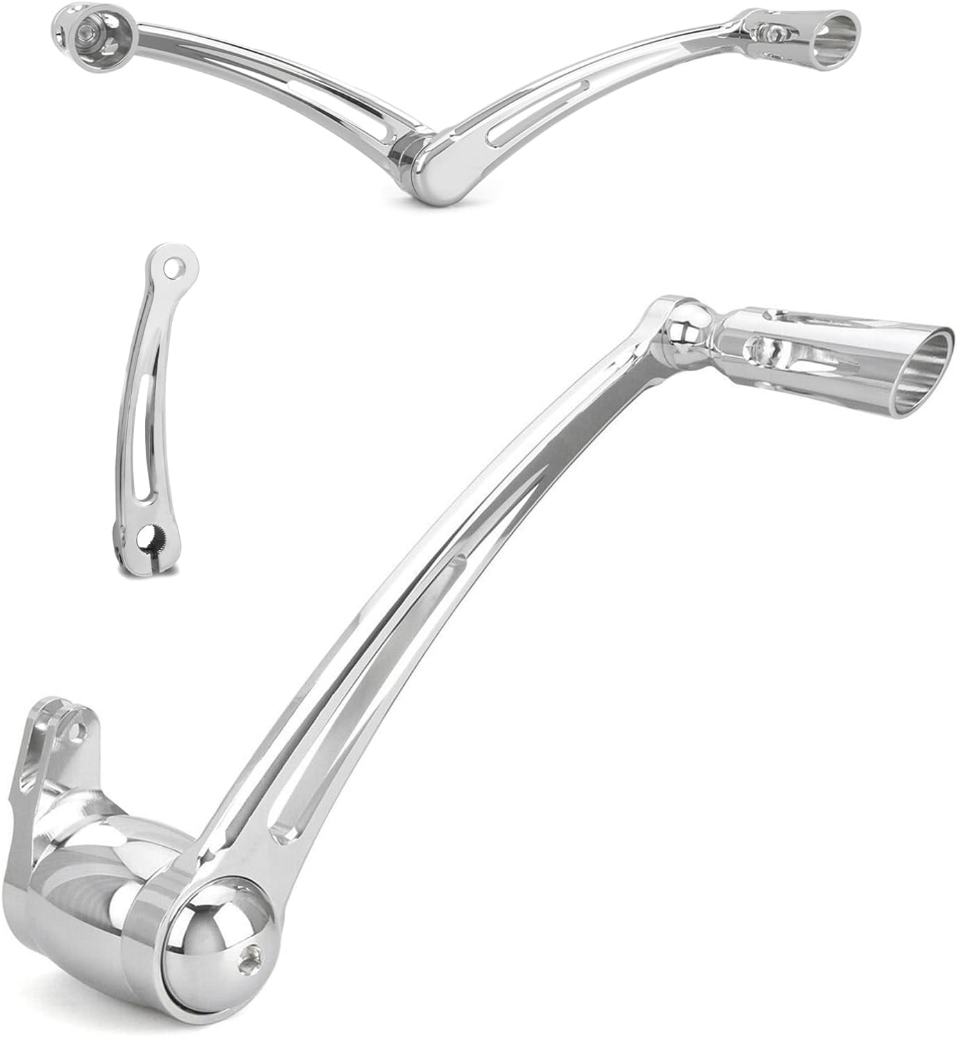 Amazon.com: TOPRAMETAL Chromed Aluminum CNC Cut Brake Inner Shifter ...