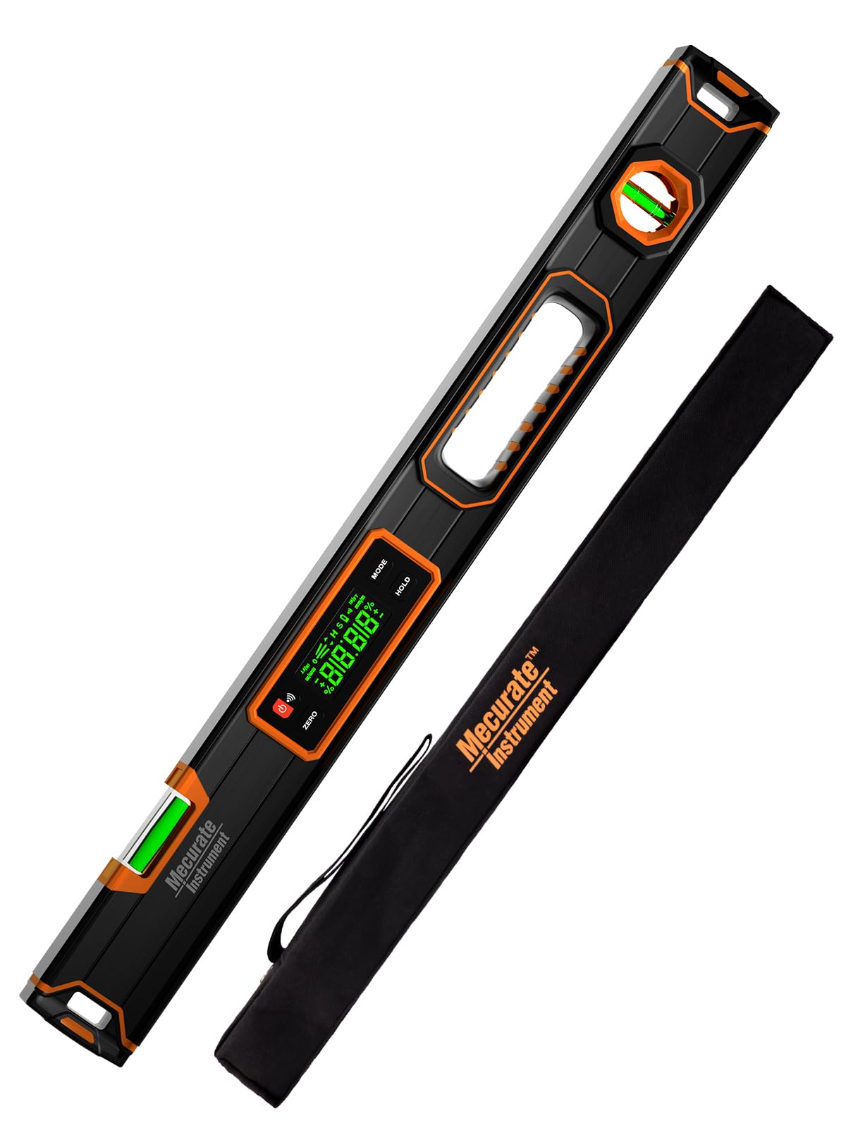 Mecurate 24-Inch Digital Level, Professional Smart Precision Torpedo ...