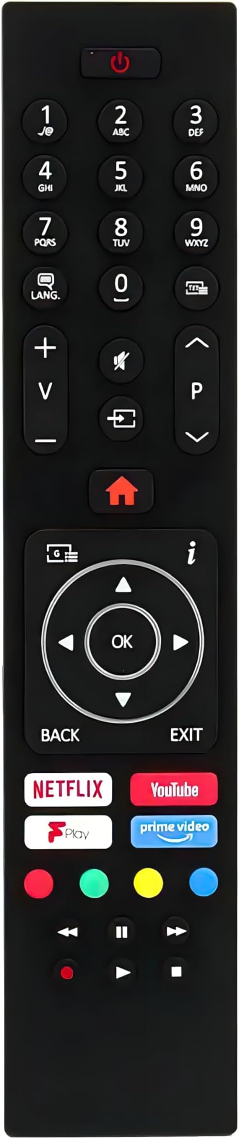 Universal Bush TV Remote Control Replacement - For Bush/Luxor/Hitachi ...