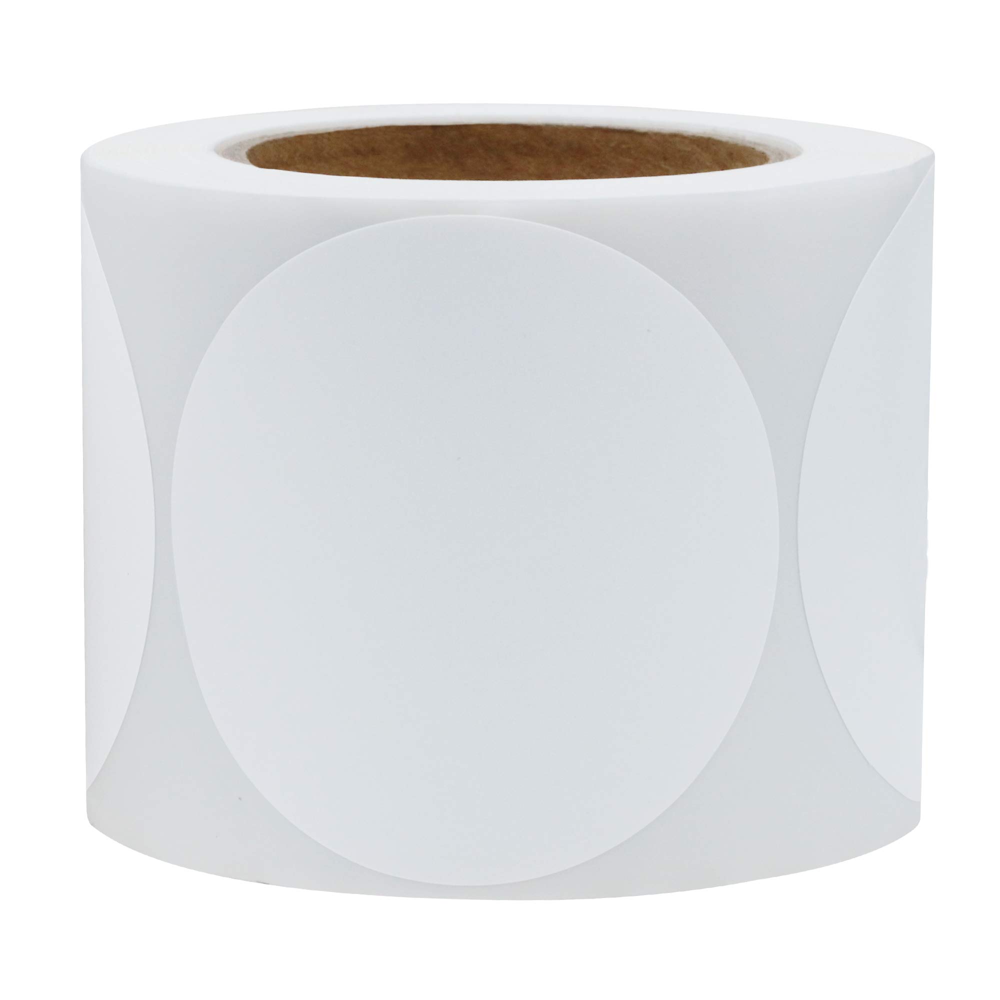Hybsk White Color Coding Dot Labels Round Semi Gloss Paper Stickers hybsk-white-color-coding-dot-labels-round-semi-gloss-paper-stickers