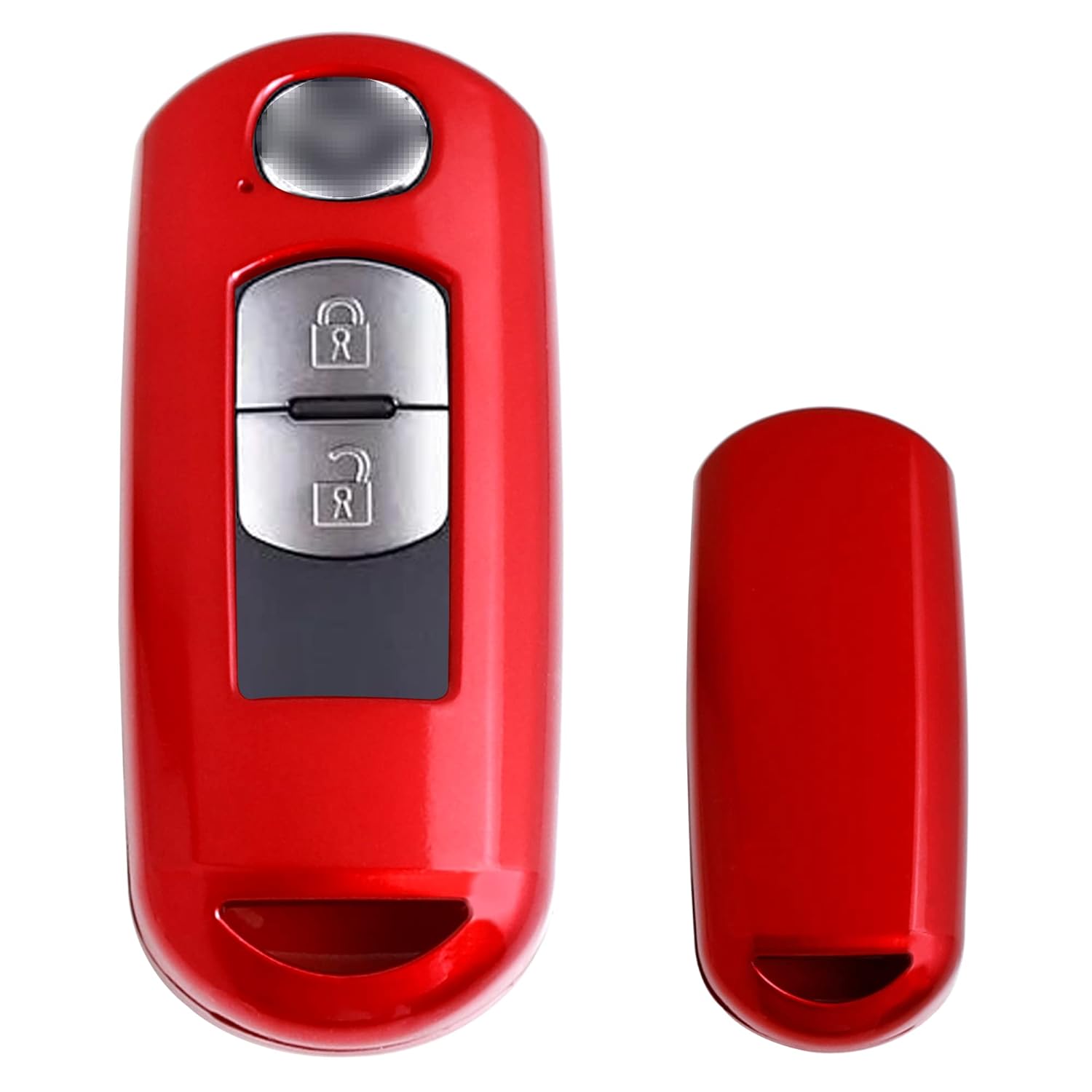 IJDMTOY 1 Exact Fit Gloss Metallic Red Smart Remote Key Fob Shell For ijdmtoy-1-exact-fit-gloss-metallic-red-smart-remote-key-fob-shell-for