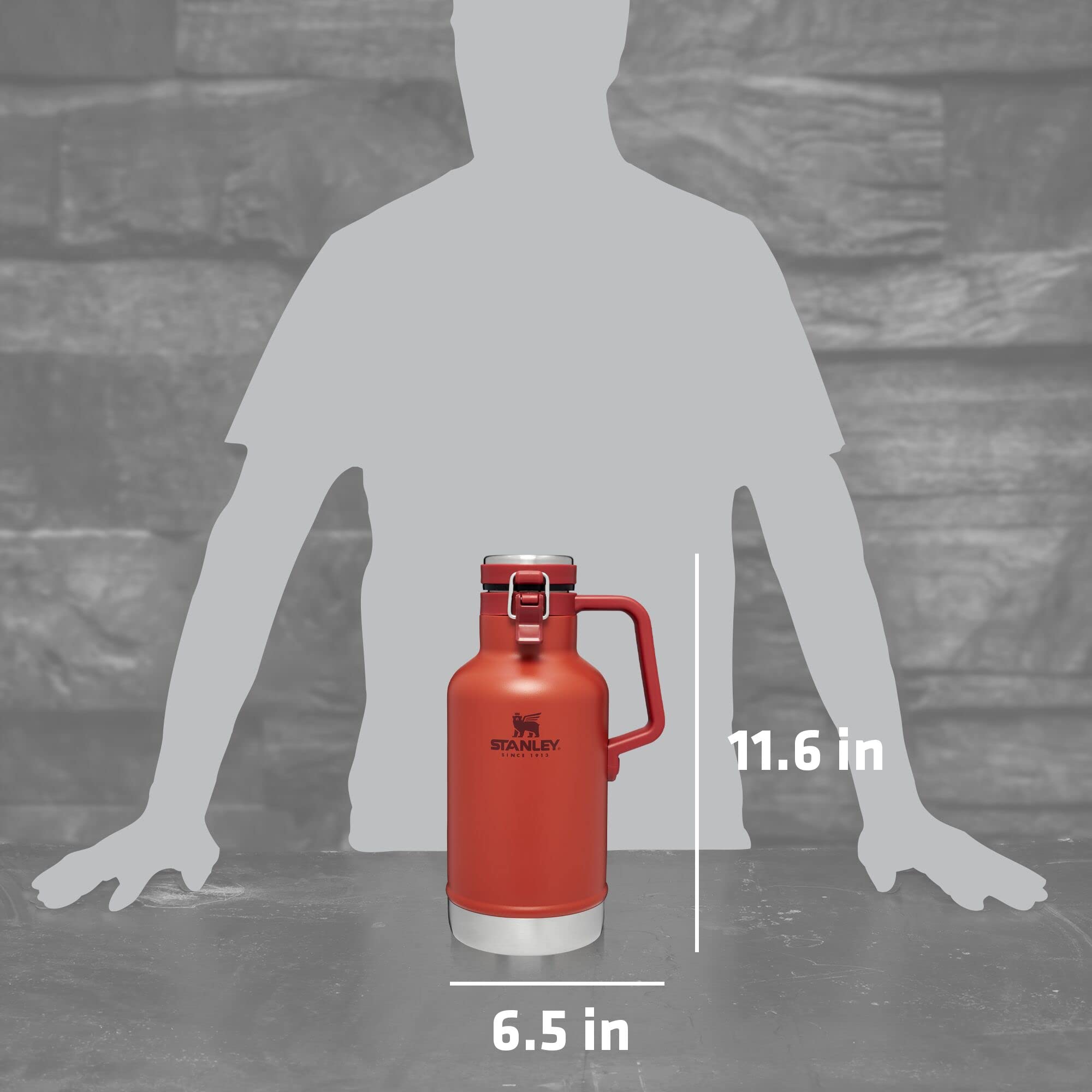 Snapklik.com : Stanley Classic Easy-Pour Growler 64 Oz Keeps Beer Cold ...