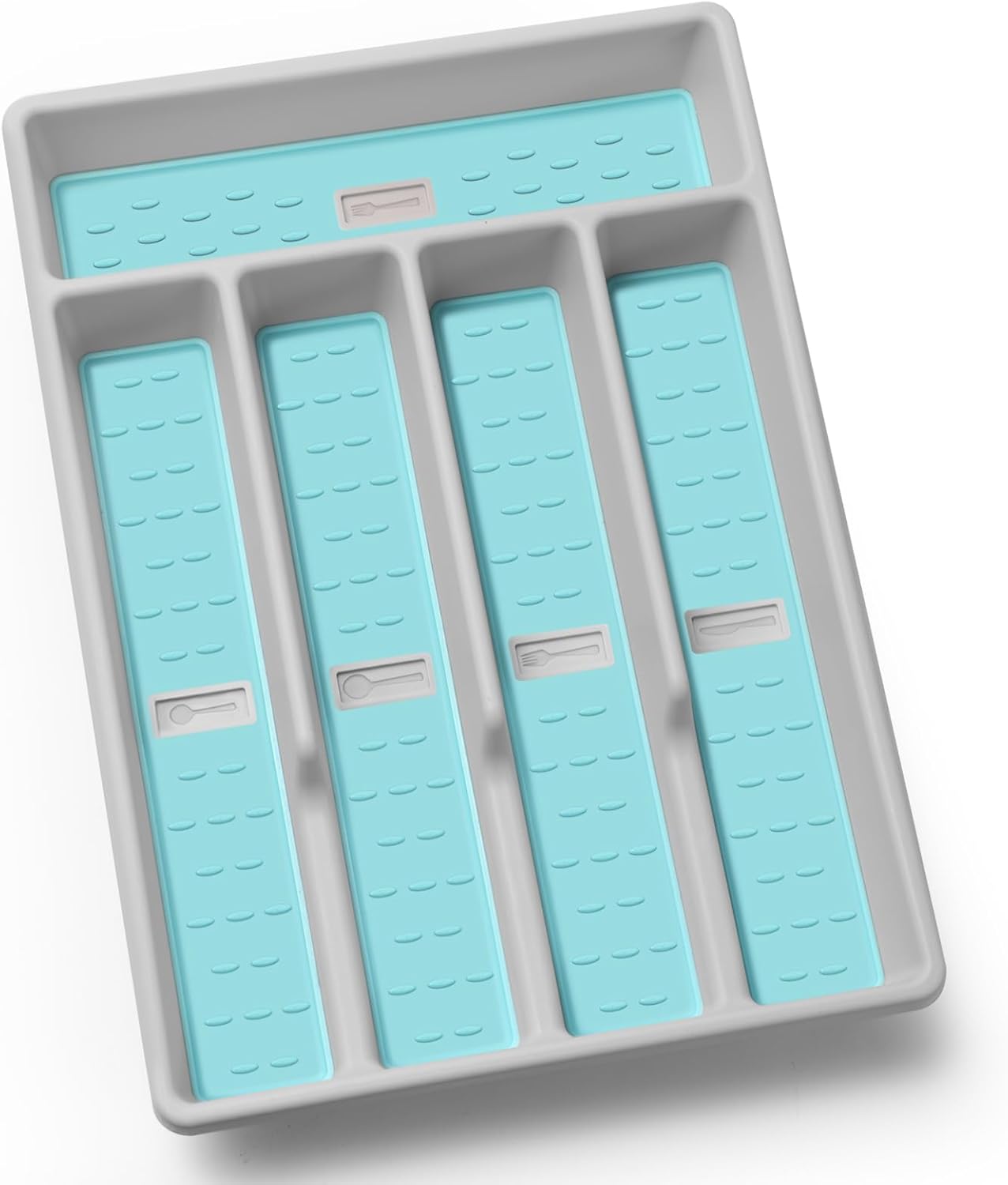 Amazon.com - Joequality Silverware Organizer with Icons，Plastic Cutlery ...